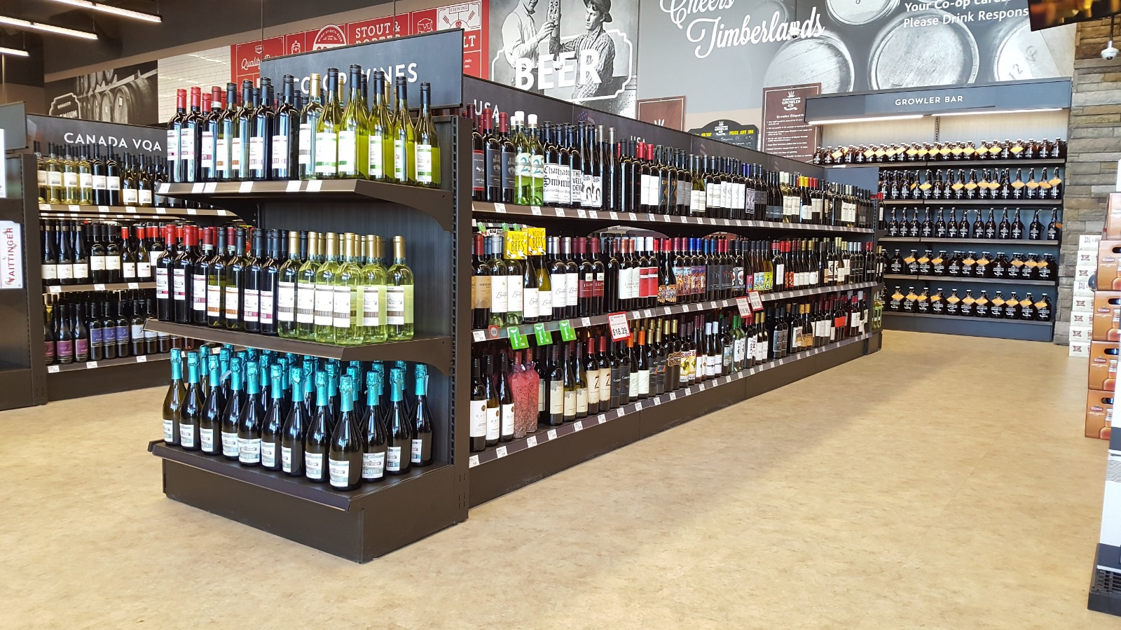 Liquor Wine and Beer Retailing Fixtures | McCowan Store Fixtures
